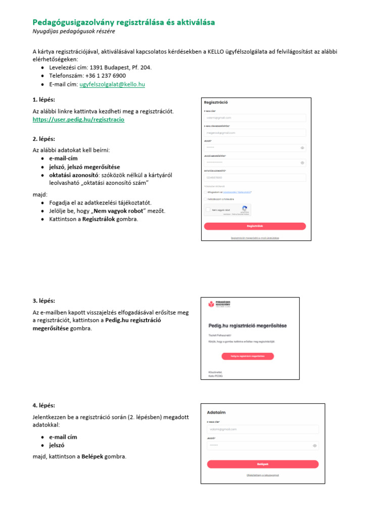Pedagogusigazolvany Aktivalas OH 99991 NYPEDA | PDF