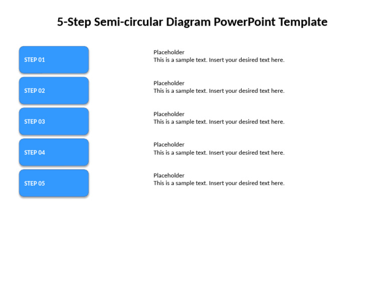 5 Step Semi Circular Diagram | PDF