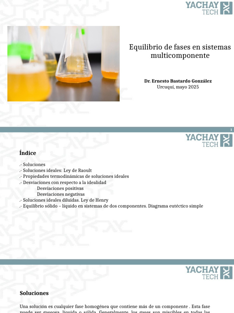 Equilibrio de Fases en Sistemas Multicomponentes | PDF | Destilación ...