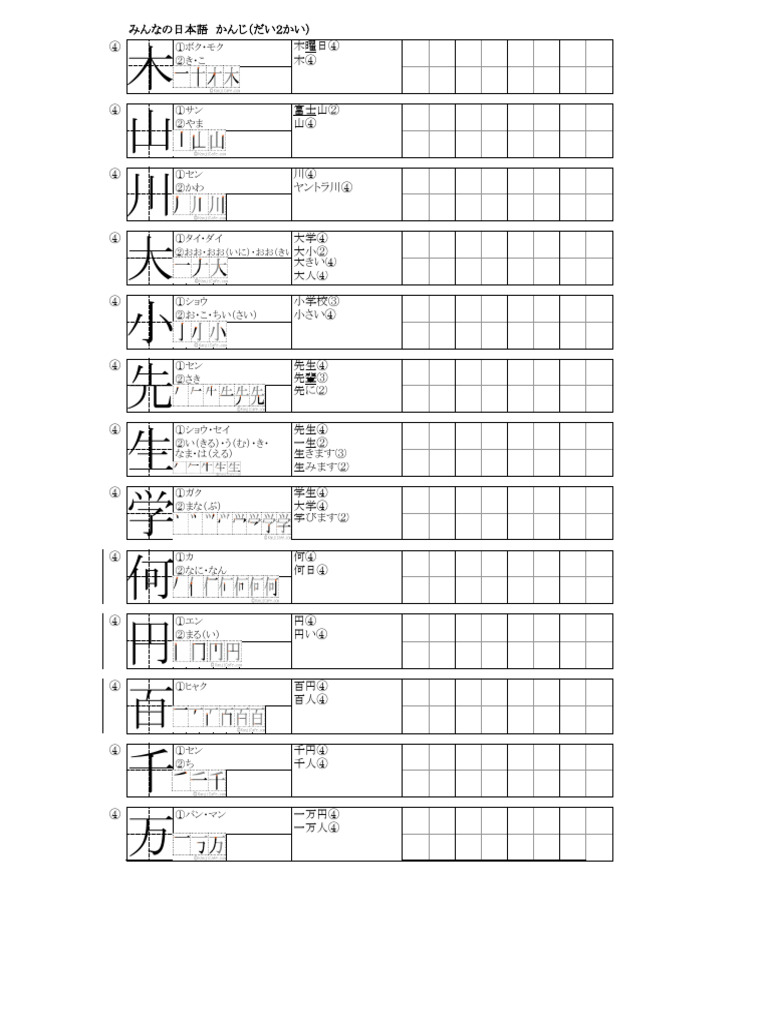 Kanji M-N02 | PDF