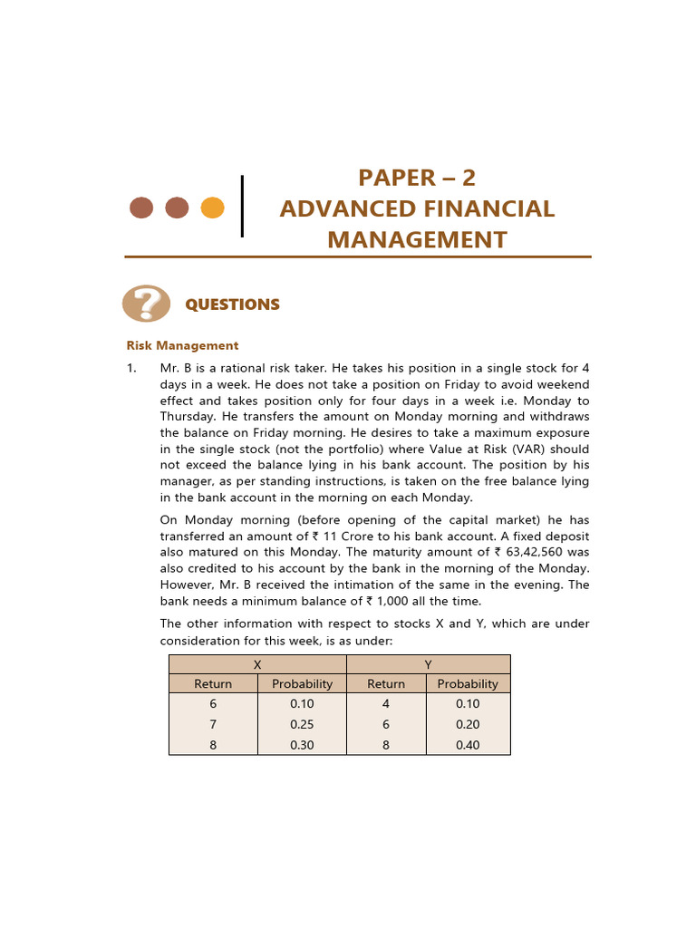 RTP Afm | PDF | Net Present Value | Bonds (Finance)