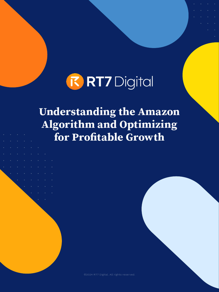 RT7 Whitepaper - Understanding The Amazon Algorithm | PDF | Pricing | Brand