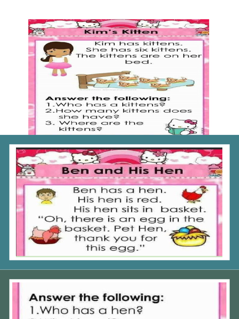 Spelling Words, Short Stories and Poems in English | PDF