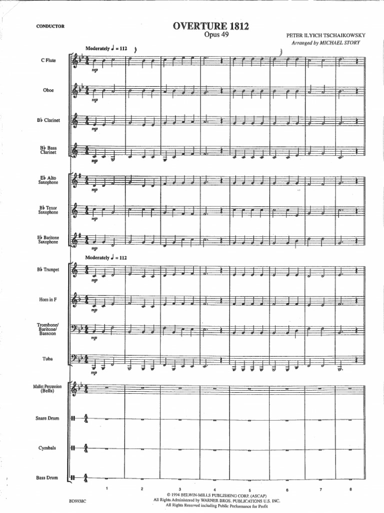 001 Overture 1812 (Arrastrado) | PDF