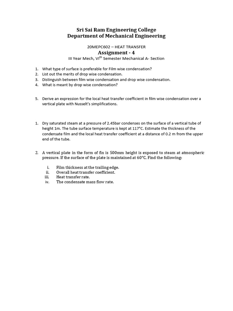 Assignment 4 Questions | PDF