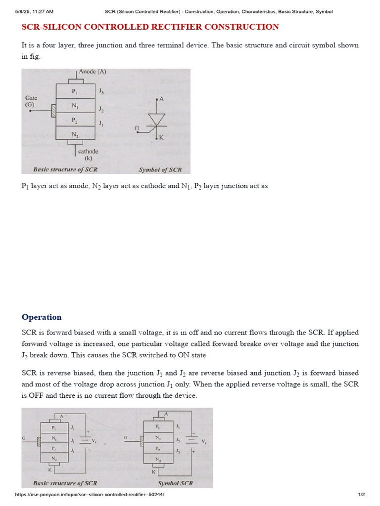 SCR Construction and Operation Overview | PDF