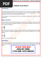 Class12 Current Electricity Notes Pdf