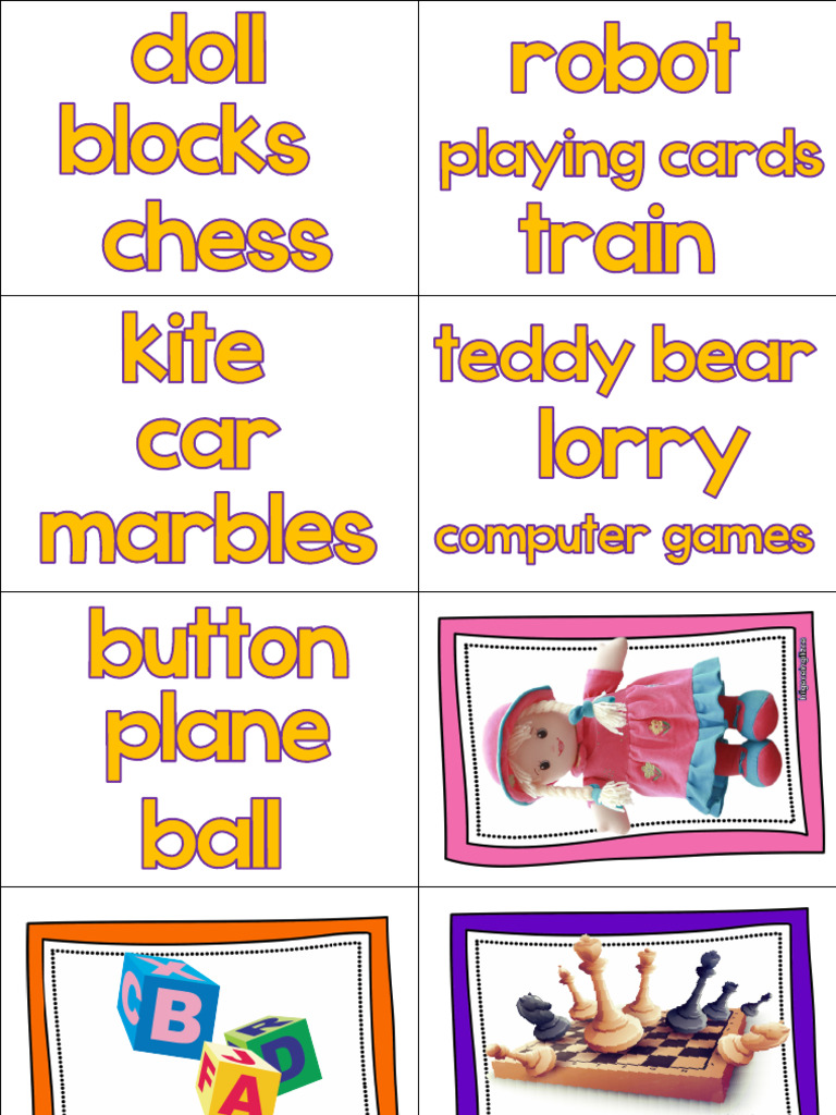Toys F Cards | PDF