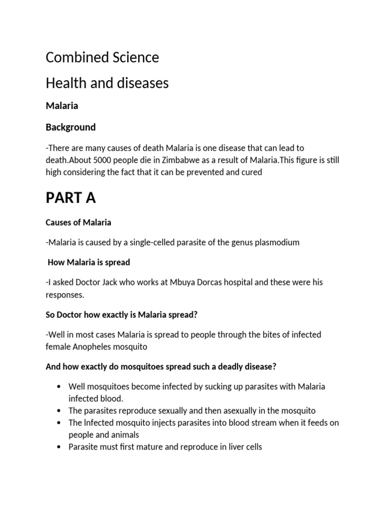 Combined Science CALA 1 | PDF