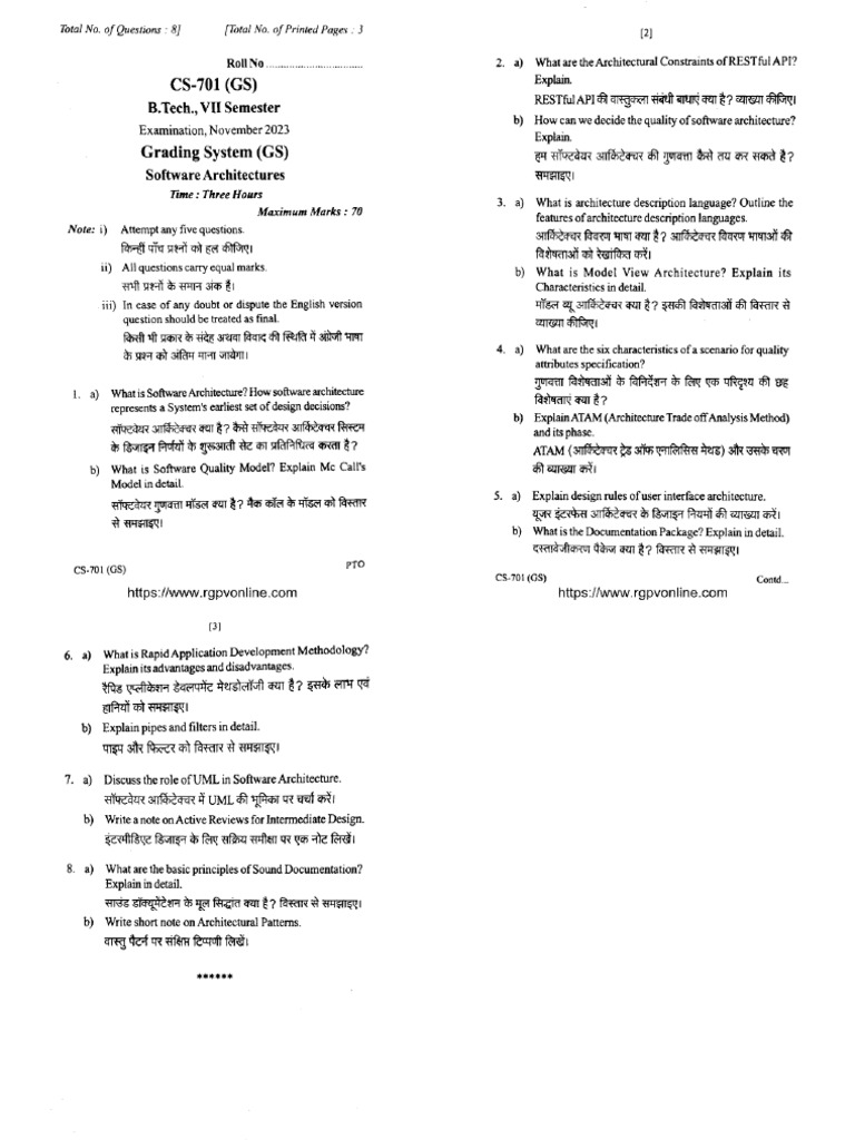 Software Architectures Pdf