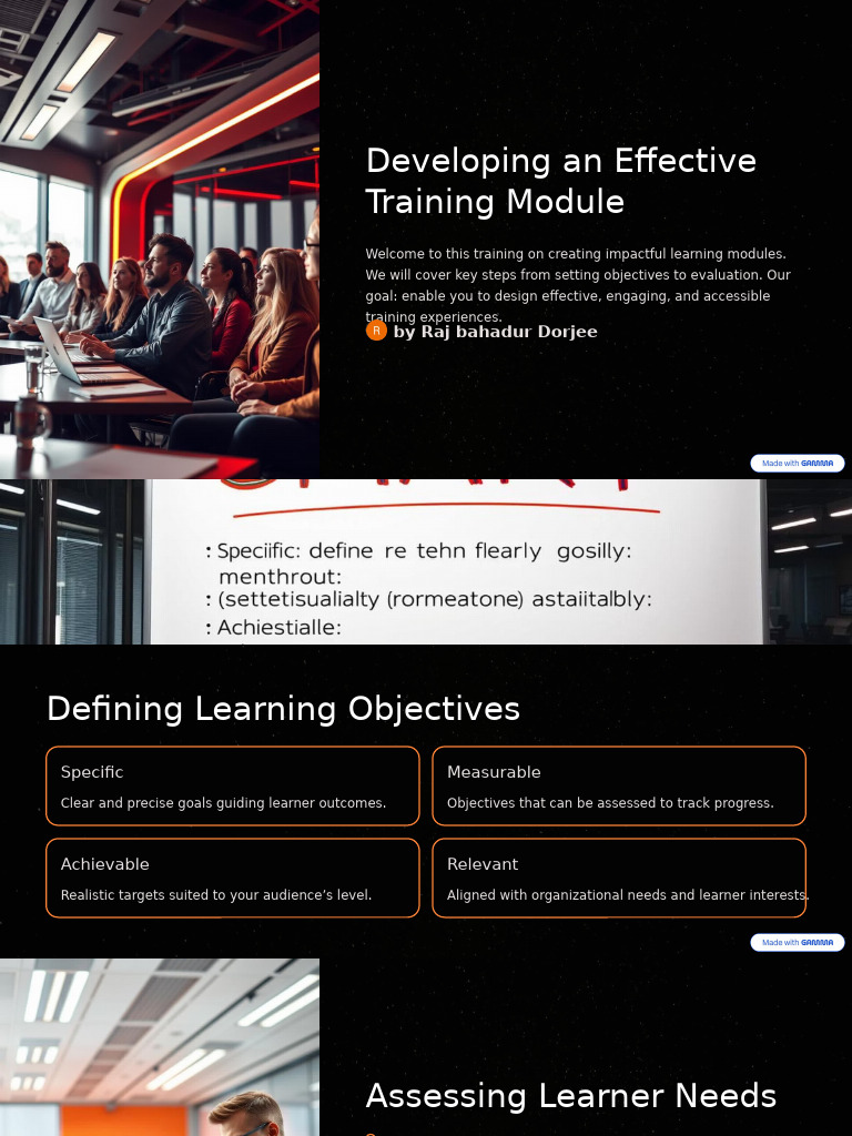 Developing An Effective Training Module | PDF | Learning | Employee ...