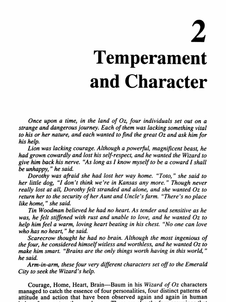 Please Understand Me II - Temperament and Character | PDF | Self ...