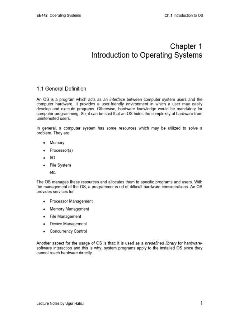Operating Systems 1 | PDF | Operating System | Scheduling (Computing)
