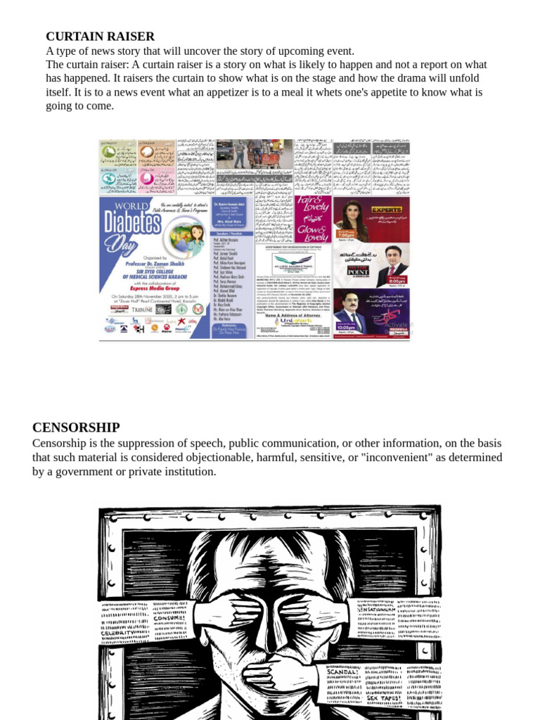 Key Journalism Terms Explained | PDF | Newspapers | News