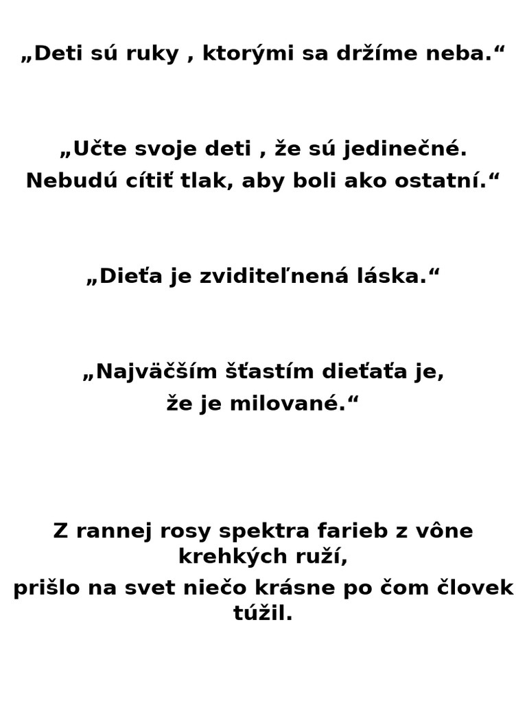 Deti Sú Ruky | PDF