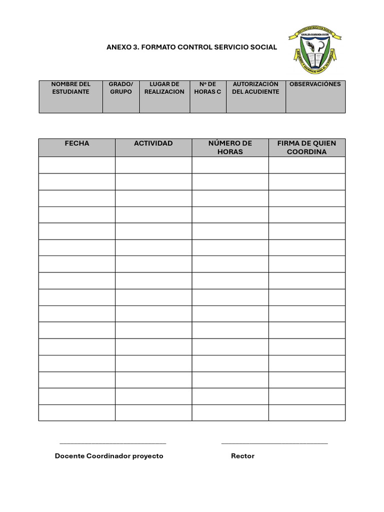 Control Servicio Social 250521 153347 | PDF