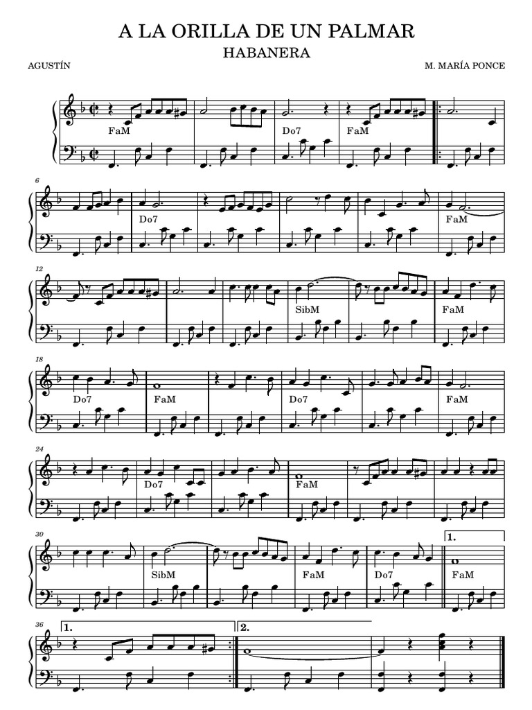 A La Orilla de Un Palmar | PDF