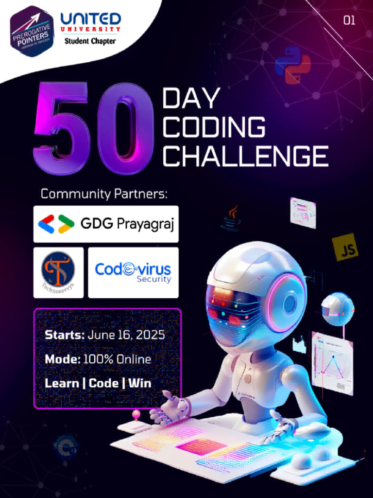 50 Days Code Challenge 2.0 | PDF | Software Development | Computer Science