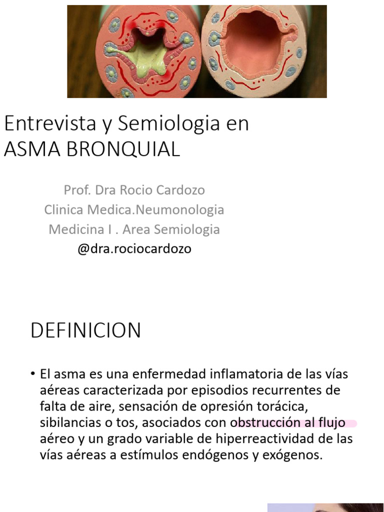 Clase Asma Semio Con Audio | PDF | Asma | Enfermedades respiratorias