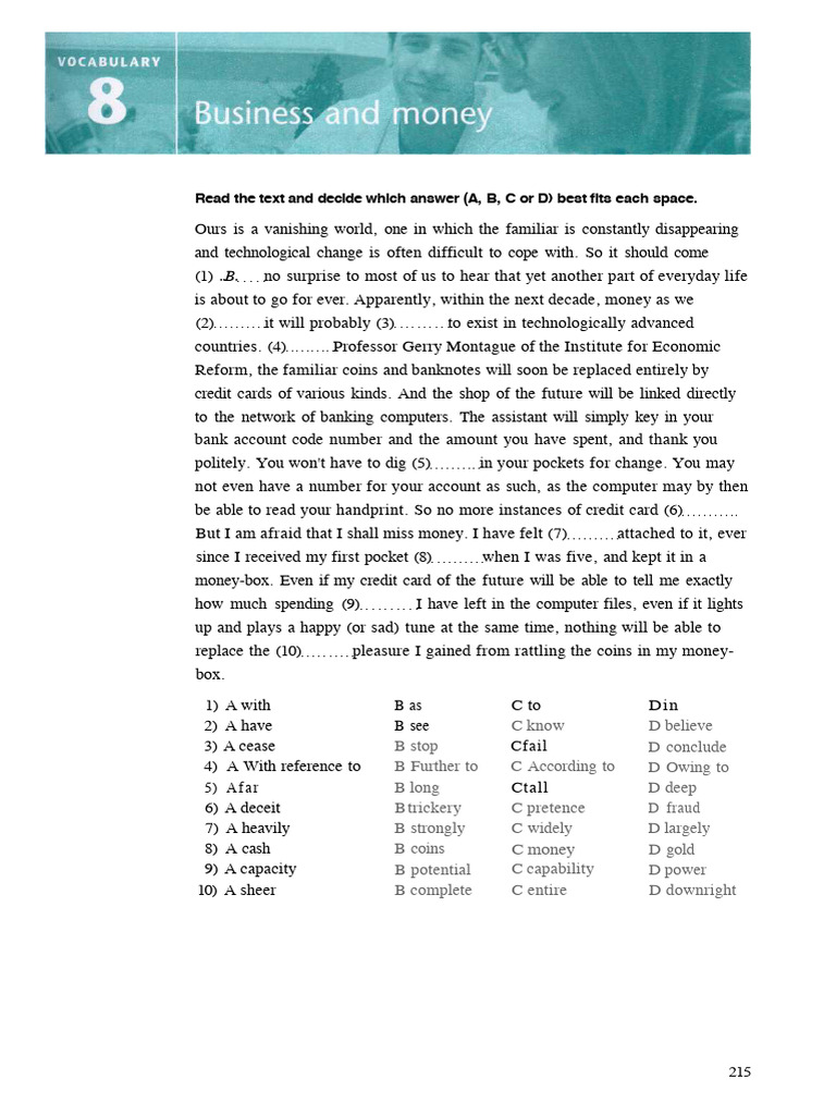 Advanced Language Practice | PDF | Money | Economies