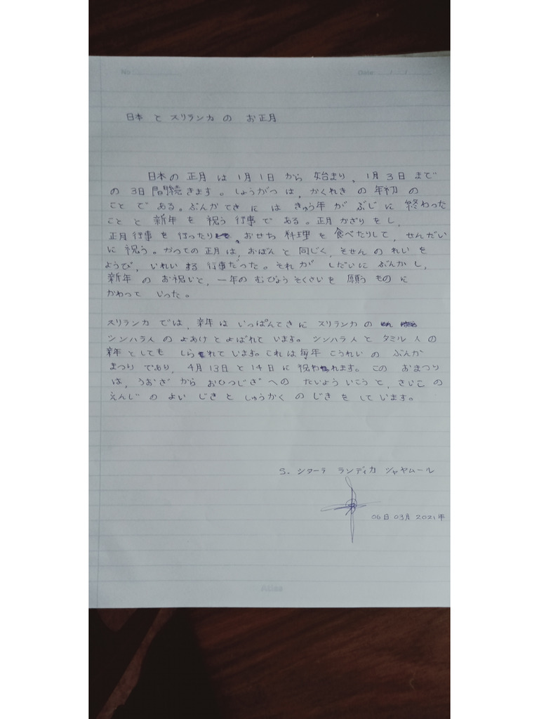 Japanese Essay | PDF