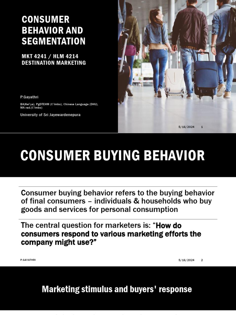 Consumer Behavior and Segmentation | PDF | Market Segmentation | Consumer Behaviour
