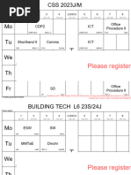 CXC Study Timetable Table | PDF
