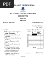 Class 9 Chemistry CBSE Sample Paper CH 1 To 4 | PDF