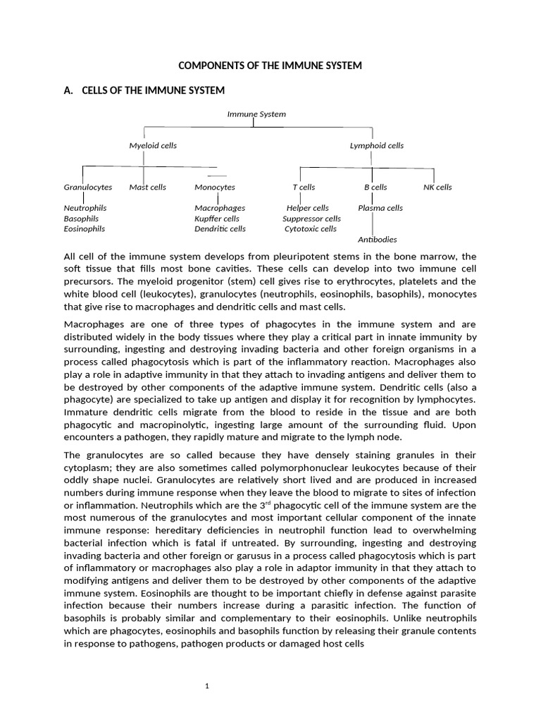 Cells & Molecules of The Immune System - Lymphoid Stem | PDF | Immune ...