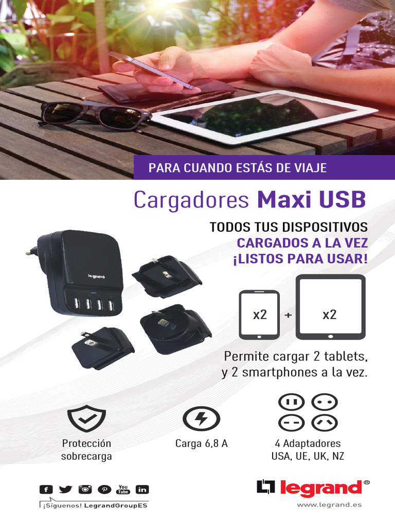 Flyer Maxi USB DiY Legrand | PDF