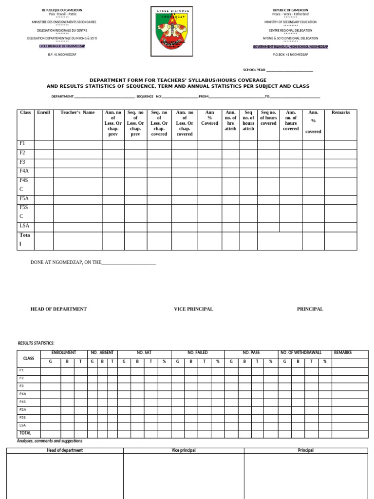 2024-25 Statistics Form | PDF
