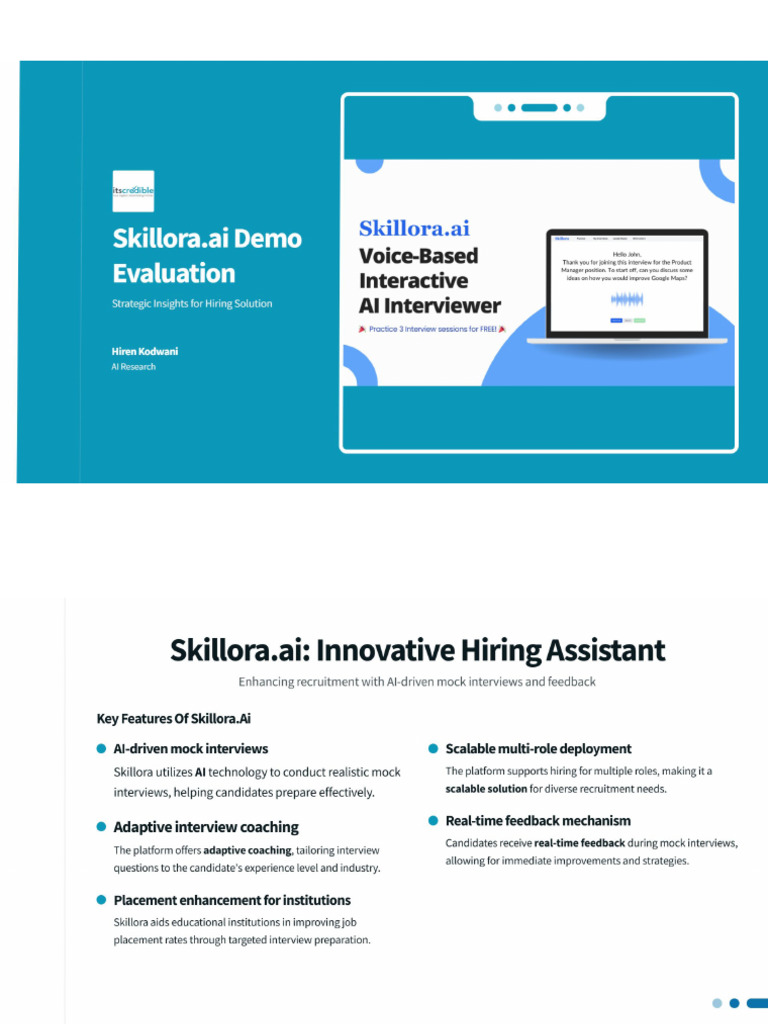 Itscredible Competition Analysis (Skillora - Ai) | PDF
