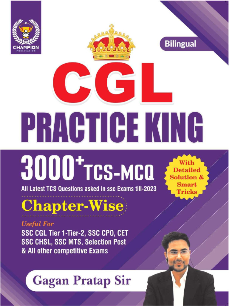 SSC CGL Practice King by Gagan Pratap Sir Bilingual | PDF | Elementary ...