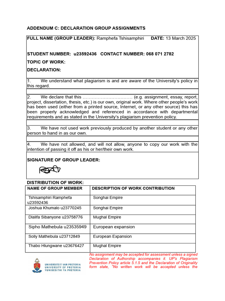JMH 300 History Methodology Group Assignment | PDF | Mughal Empire | Critical Thinking