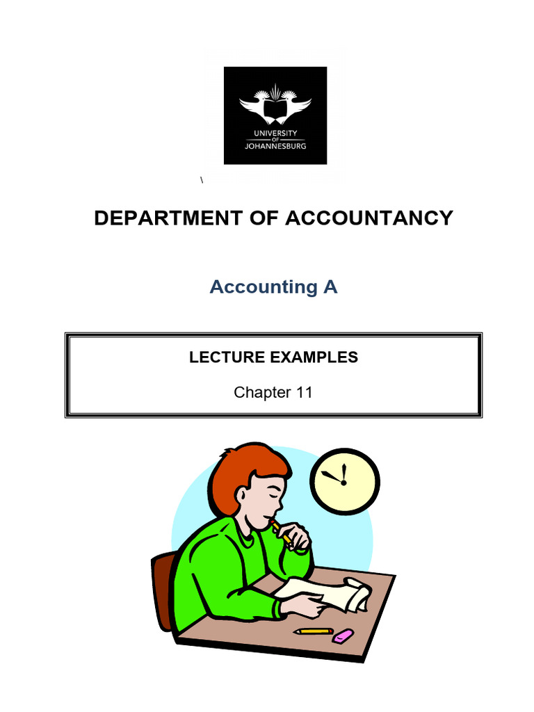 Acc A - Chapter 11 Lecture Examples | PDF | Banks | Overdraft