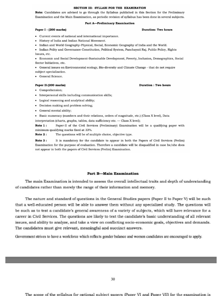 UPSC Syllabus | PDF