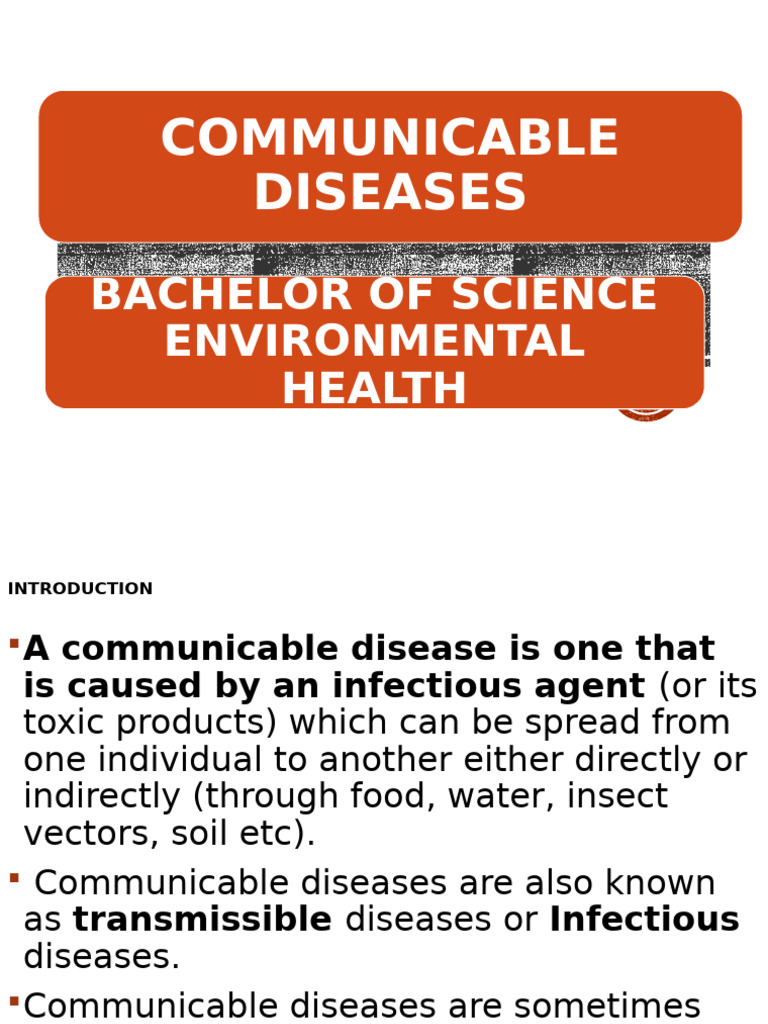 Communicable Diseases-1 | PDF | Infection | Sexually Transmitted Infection