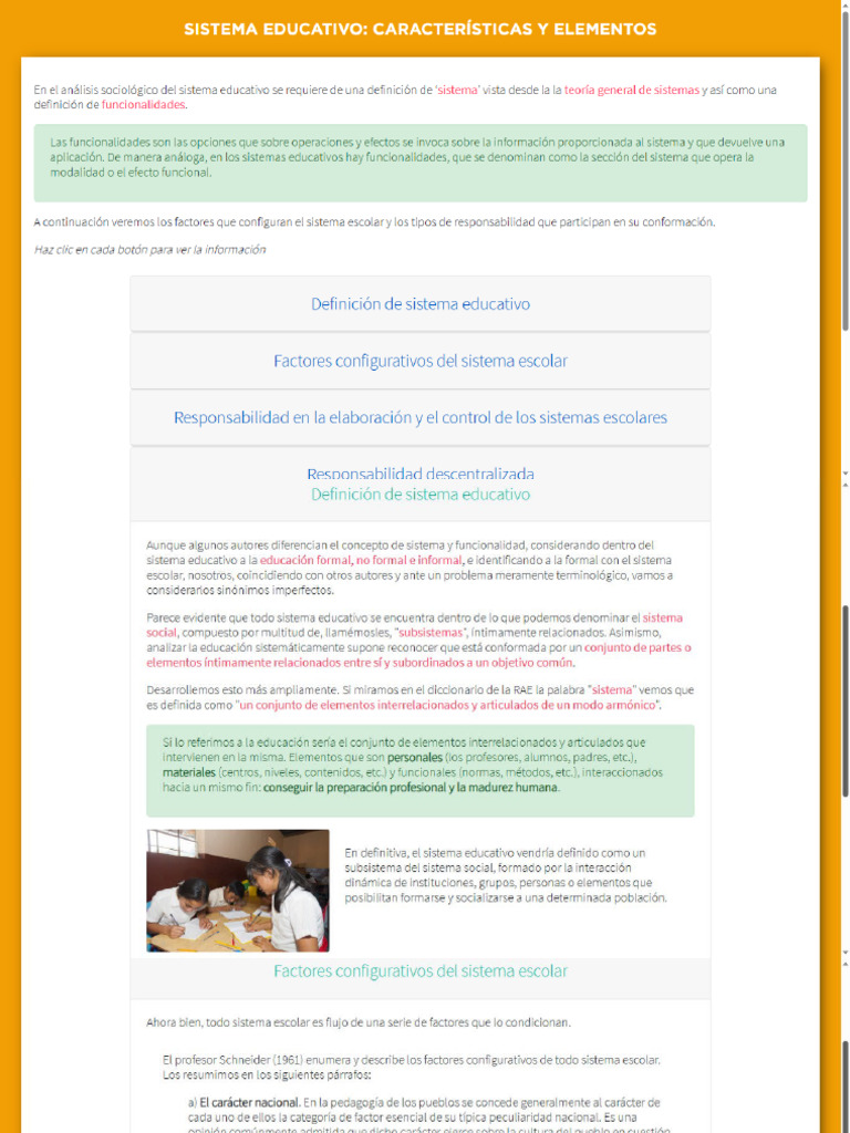 Sist Educativ Caracter Element | PDF