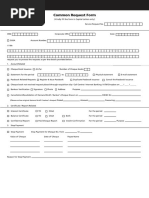 Account Related Common Request Form | PDF | Cheque | Banks