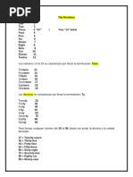 Numeros 1 Al 40 Ingles | PDF