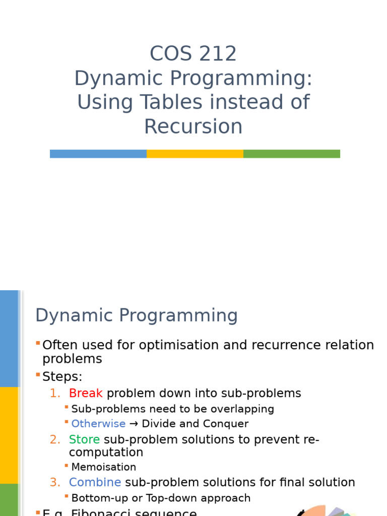 Chapter10 Part2 Dynamic Prog | PDF | Dynamic Programming | Computer Science