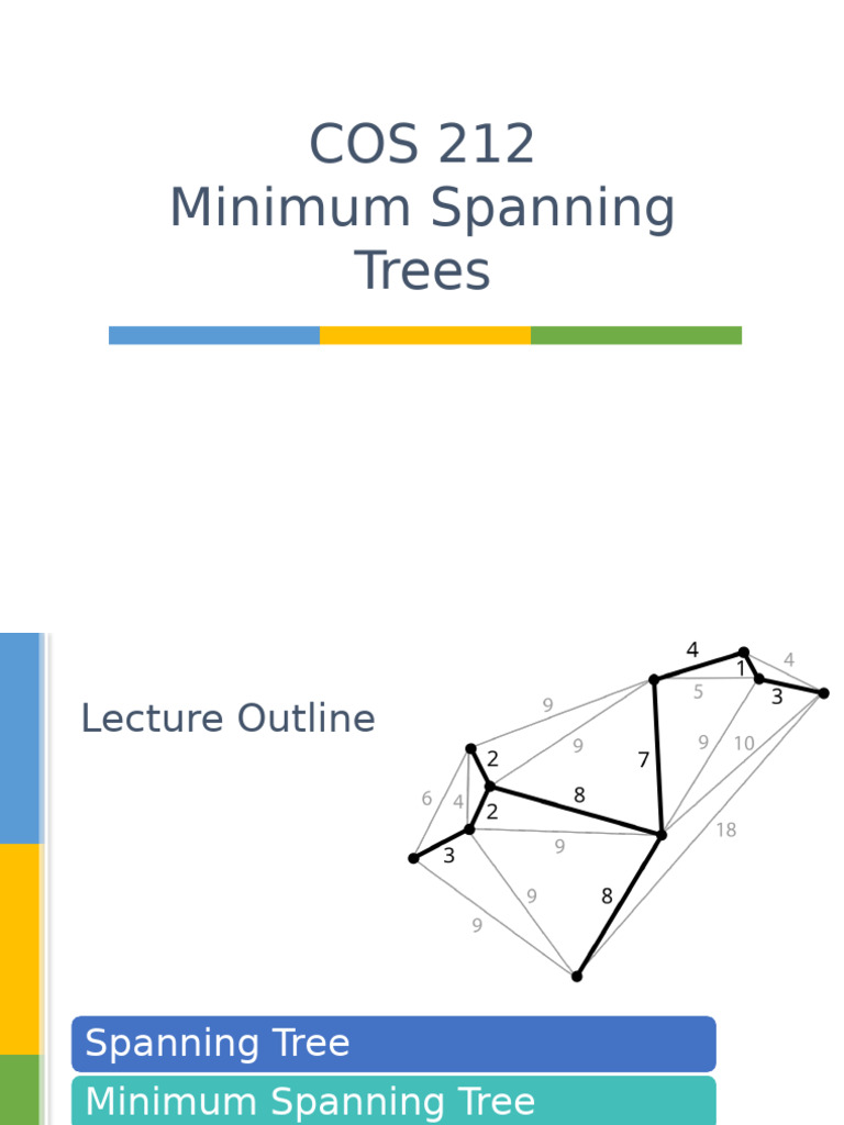 Chapter9 Part2 Min Spanning Trees | PDF | Discrete Mathematics ...