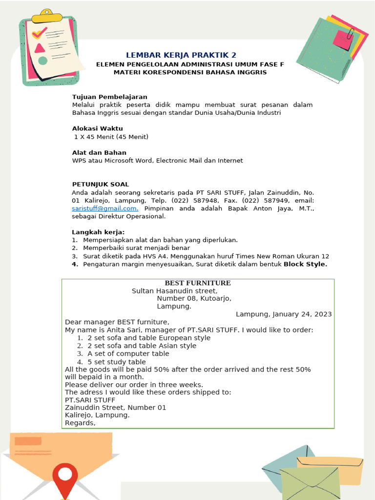 Lembar Kerja Praktik 2 | PDF