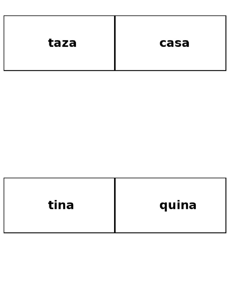 Pares Minimos T K Visual | PDF