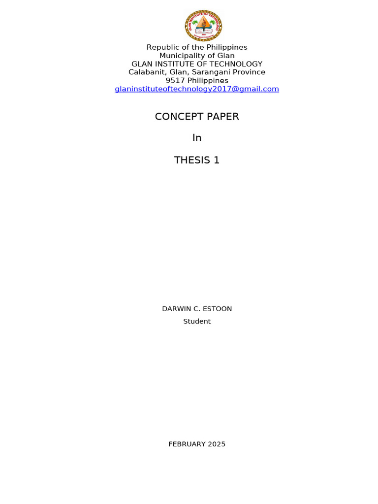 Concept Paper - Estoon | PDF