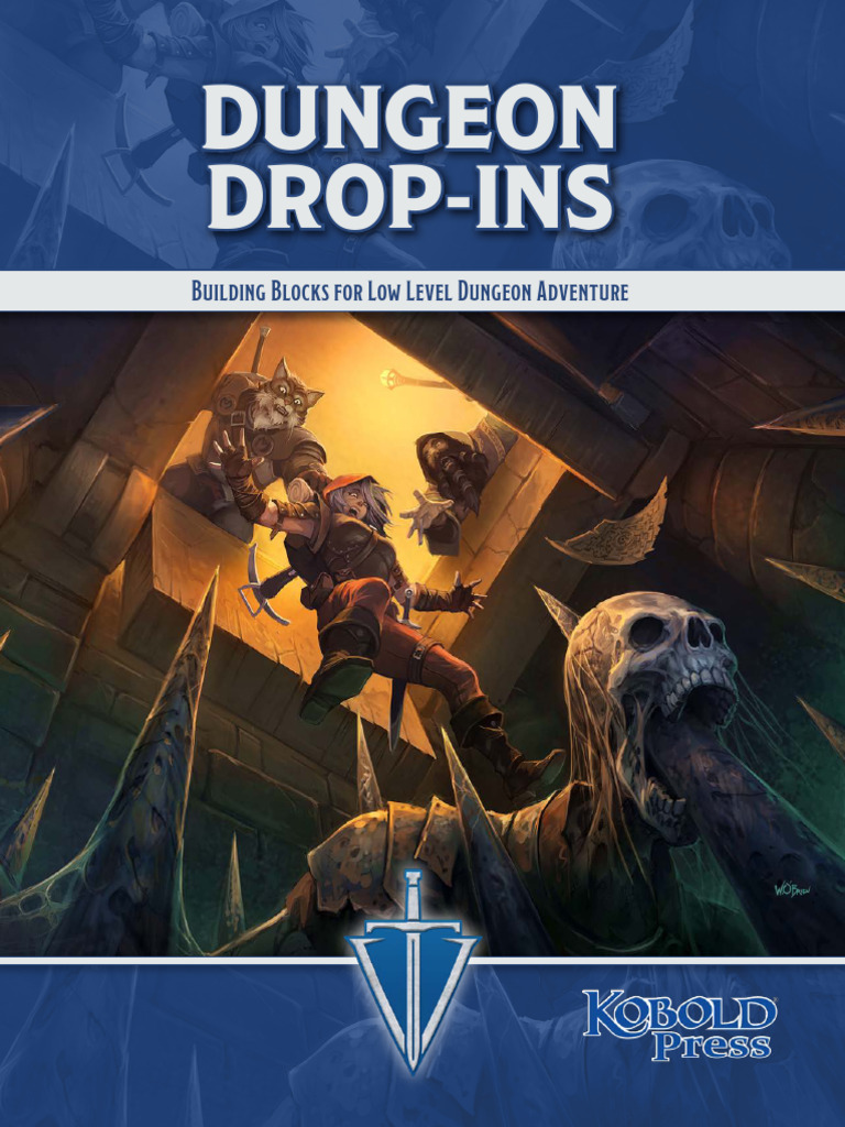 Kobold Press - Dungeon Drop-Ins - 5E | PDF | Adhesive | Door