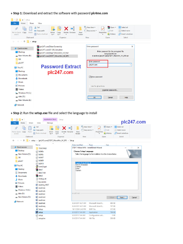 STEP7 MicroWIN V4-Installation-instructions | PDF