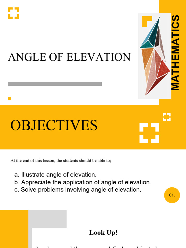Angle of Elevation 2 | PDF
