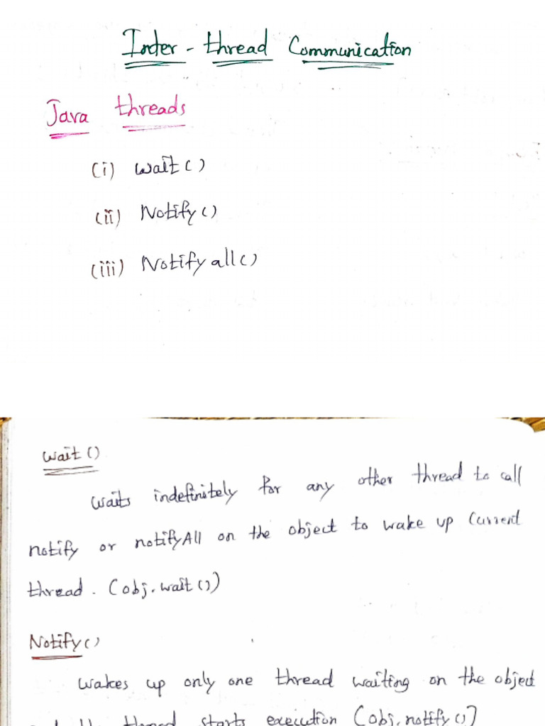 Inter Thread Communication - Deadlock | PDF