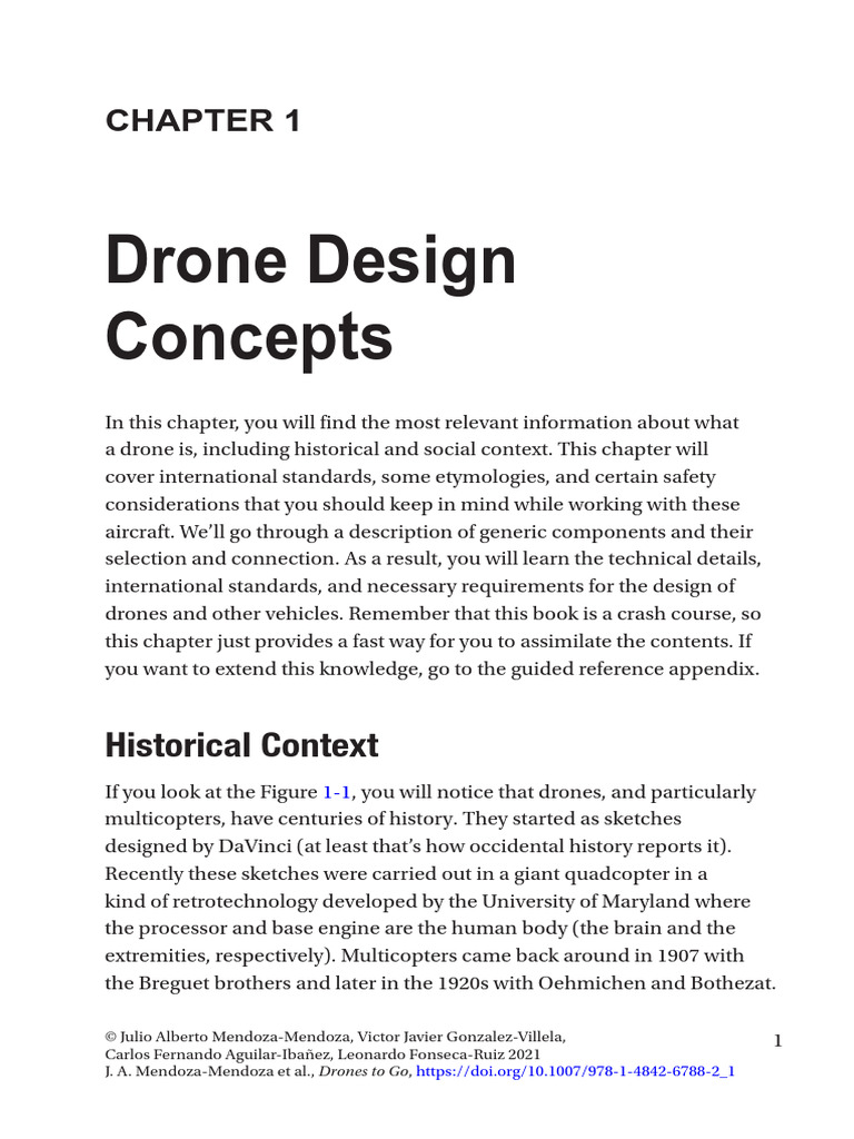 Drone Design Concepts | PDF | Unmanned Aerial Vehicle | Electric Motor